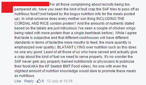 Singaporeans Are Expressing Their Thoughts On Cookhouse Food In A ...