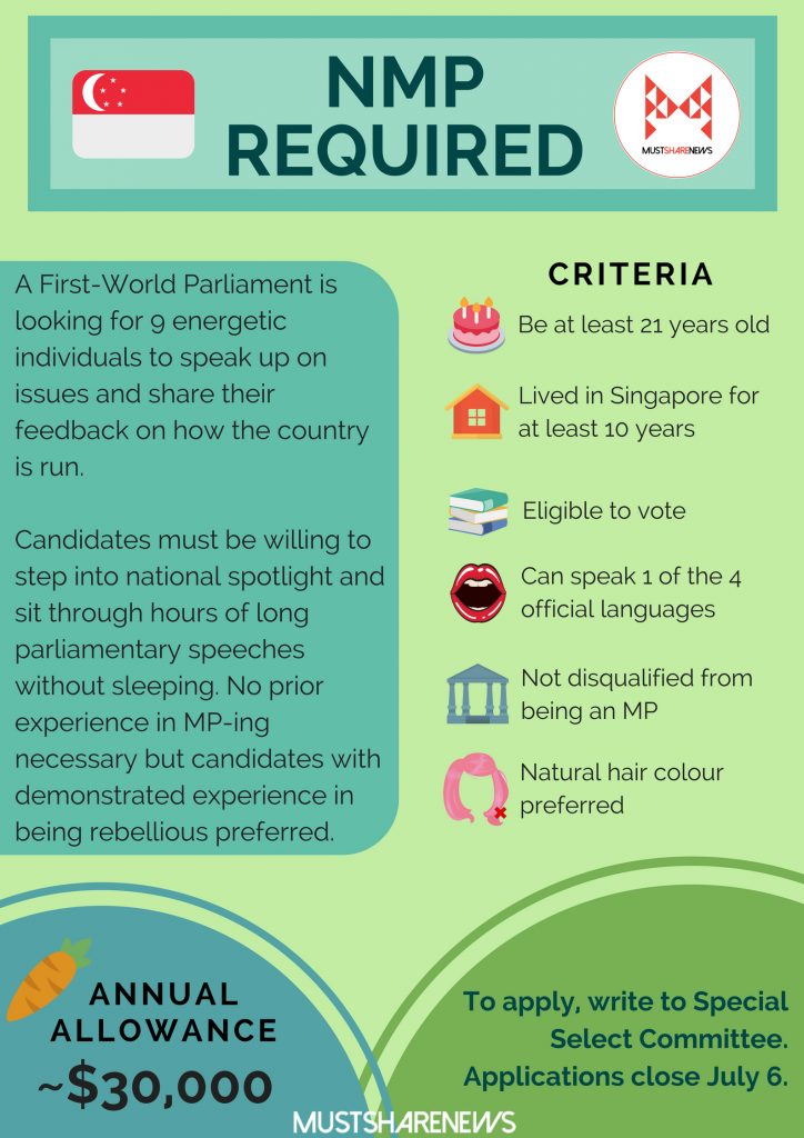 5 People Who Should Apply For NMP Nomination: From Kumar to PJ Thum