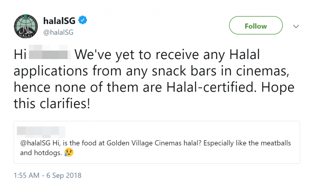No Cinema Snack Bar In Singapore Is Halal-Certified & Muslims Are Shook
