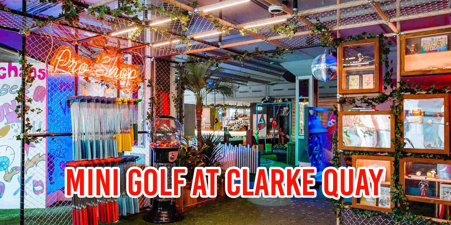 Holey Moley, SG's First Mini Golf Bar Is Tee-ming With Neon Retro Vibes