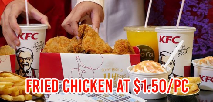 Insanely Cheap Fried Chicken At $1.50/Piece With KFC Delivery