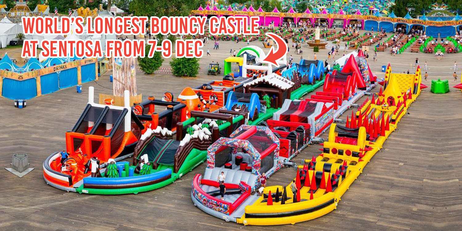 S'porean Adults Also Can Bounce Around In World’s Biggest Inflatable ...