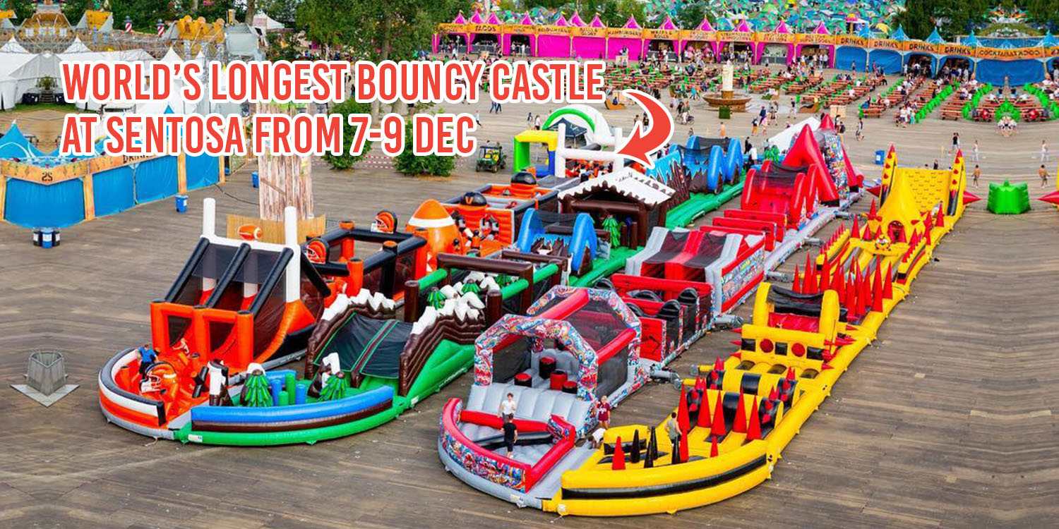 World’s Biggest Inflatable Playground In Sentosa Is Suitable For Adults Too