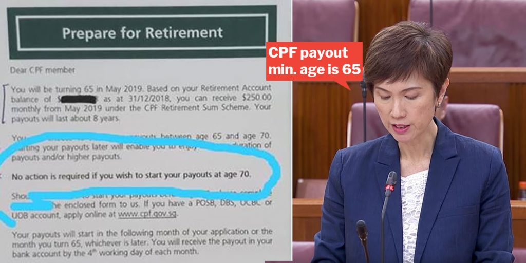 8 Reasons Why CPF Payout Age Is 70 If You Don't Opt In, Explains ...