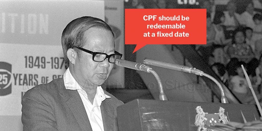 Raising CPF Withdrawal Age Will Lead To A Breach Of Trust: Dr Toh Chin ...