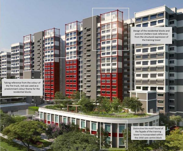 Boon Lay BTO At Old Jurong Fire Station Retains Iconic Tower & Has A ...