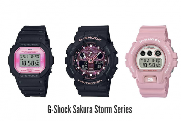 Casio’s Sakura G-Shock Watches Now Sold At VivoCity From $159