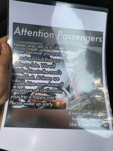 Grab Driver Warns Passengers Not To Ask Him To Speed, S’poreans Support ...