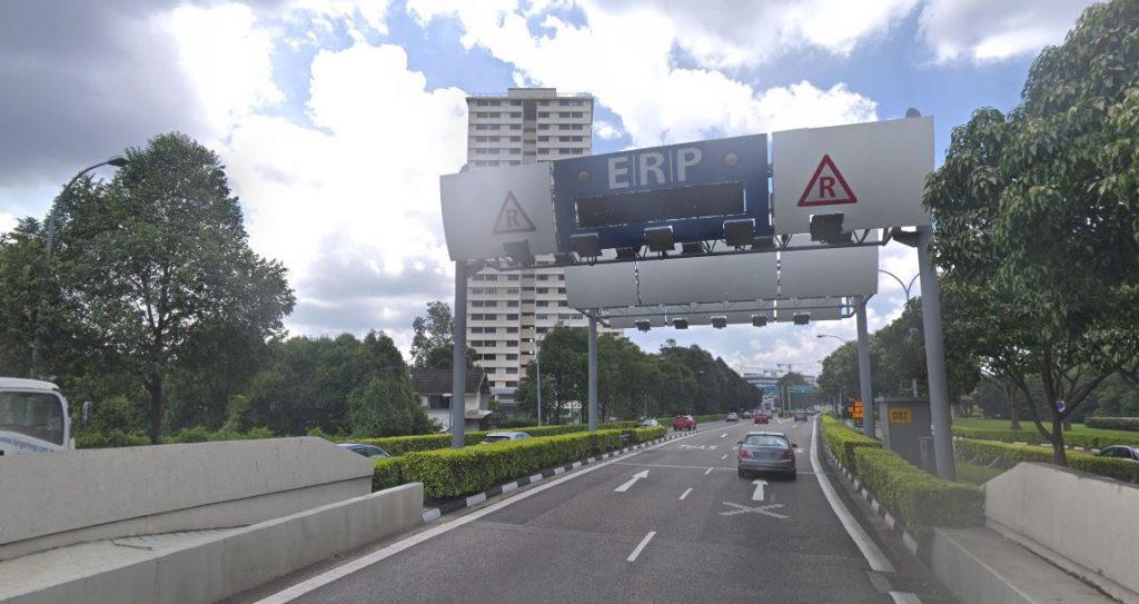 ERP Rates Will Increase By $1 For 2 Gantries At CTE & KPE From 6 May