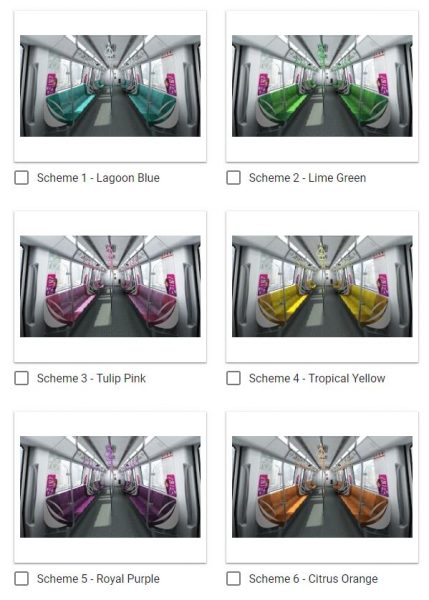 You Can Choose Our New MRT Train Colours Using A VR Headset At LTA's ...