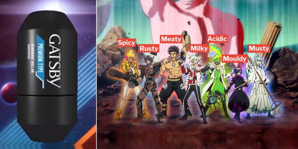 Gatsby Creates Anime Hunks For 7 Kinds Of Armpit Smells To Sell New ...