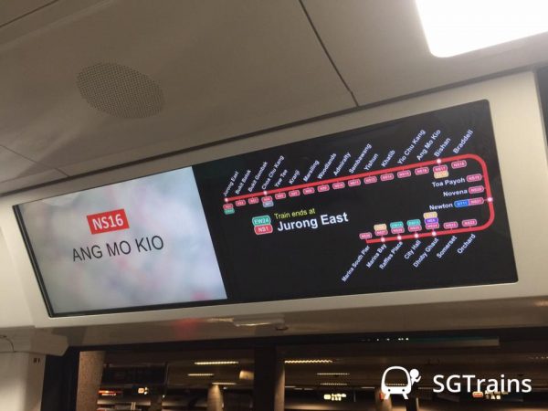MRT Displays In Trains Now Show New Stations & Lines; Netizens Prefer ...