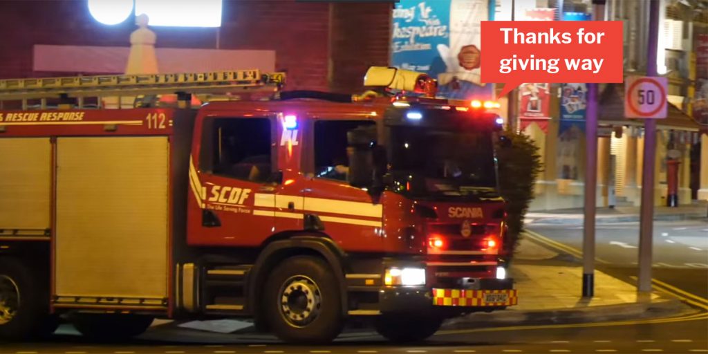 SCDF Fire Engines Can Beat Red Lights & Make Illegal U-Turns From 1 Jun ...