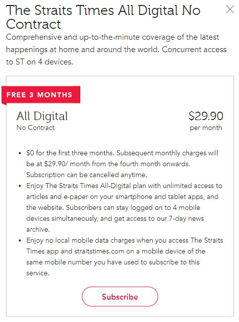 Singtel Users Were Allegedly Charged For Straits Times Subscriptions ...