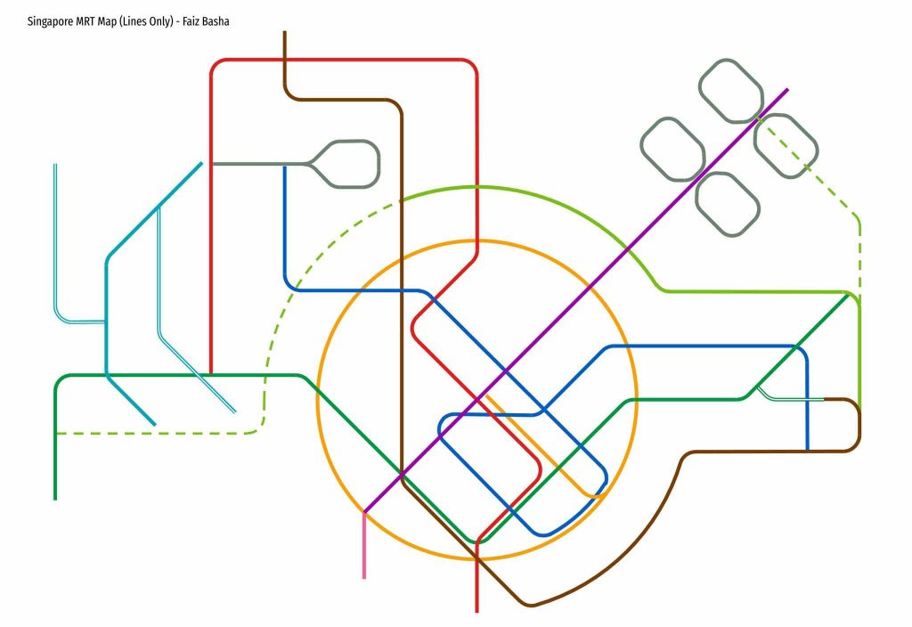 Netizen Redesigns MRT Map Again & We Hope It'll Be Used ASAP In Singapore