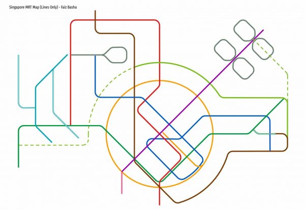 Netizen Redesigns MRT Map Again & We Hope It'll Be Used ASAP In Singapore