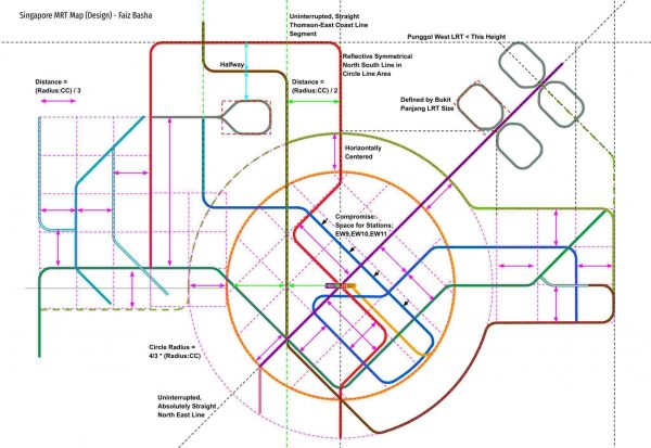Netizen Redesigns MRT Map Again & We Hope It'll Be Used ASAP In Singapore