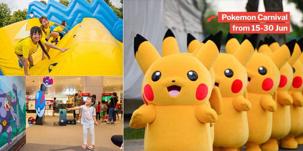 Sentosa Pokemon Carnival Has 5-Metre Pikachu Float, Parades & Carnival ...