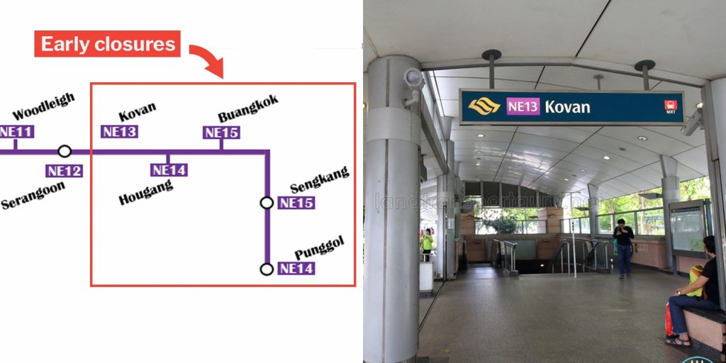 Early Closure for 5 NEL Stations On Fridays & Saturdays In July ...