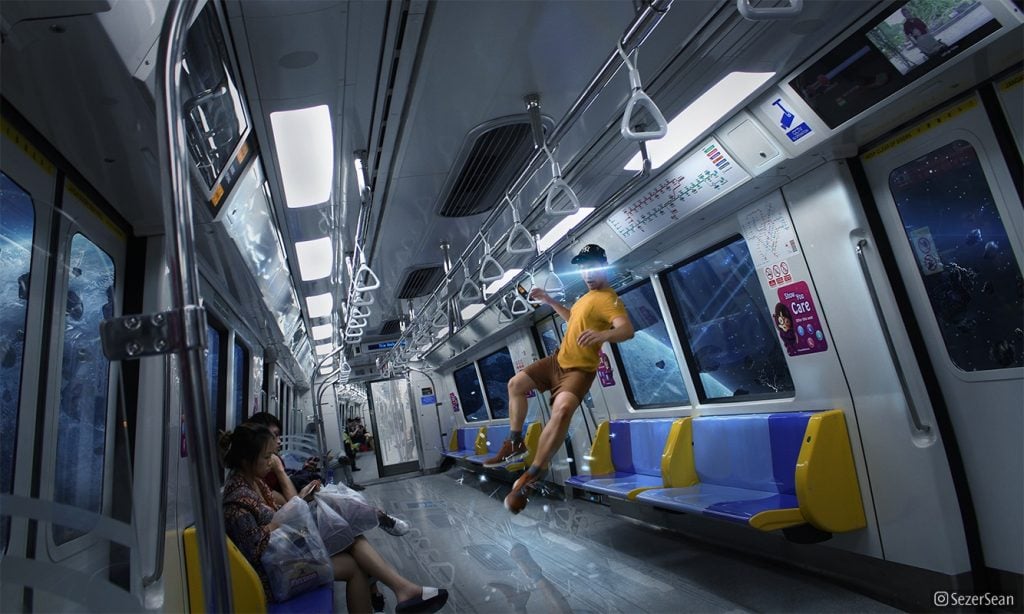 Singaporean Artist Turns Your MRT Ride To Marsiling Into A Voyage To Mars