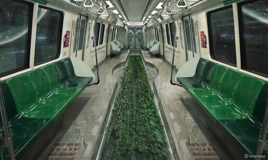 Singaporean Artist Turns Your MRT Ride To Marsiling Into A Voyage To Mars