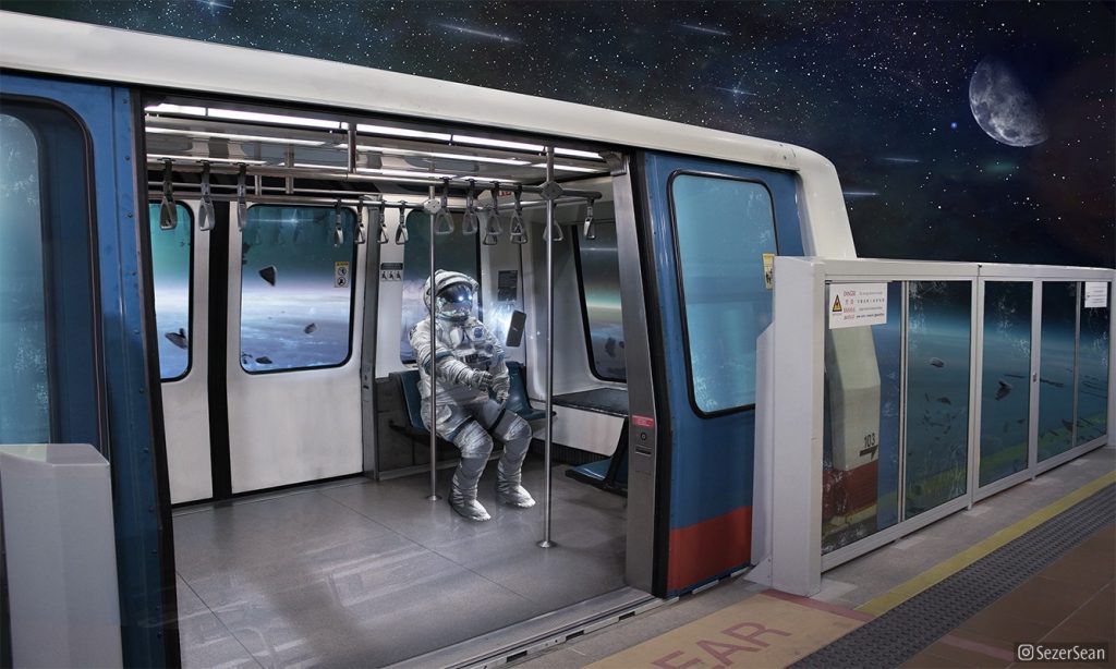 Singaporean Artist Turns Your MRT Ride To Marsiling Into A Voyage To Mars