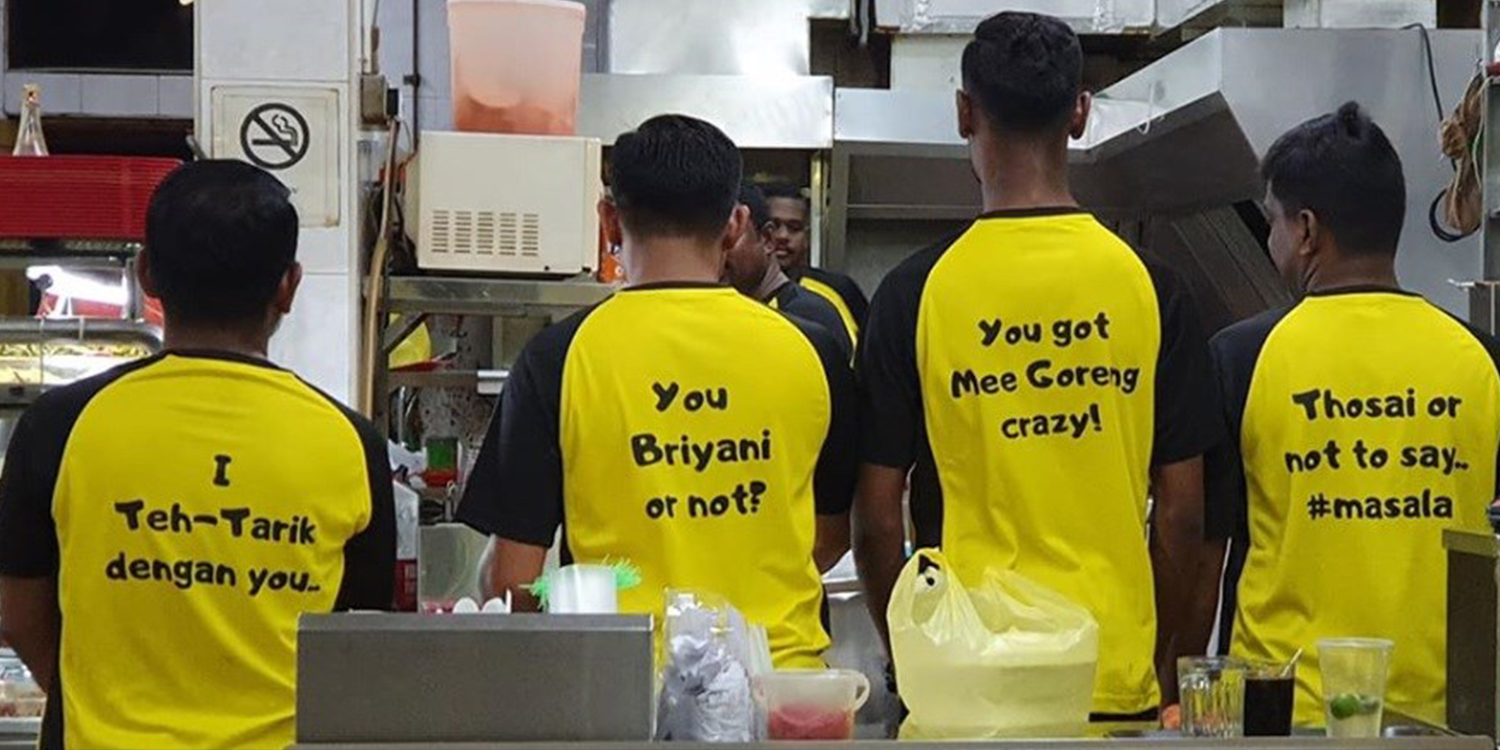 Saffrons Restaurant Employees Wear Pick-Up Line T-Shirts That Make S ...