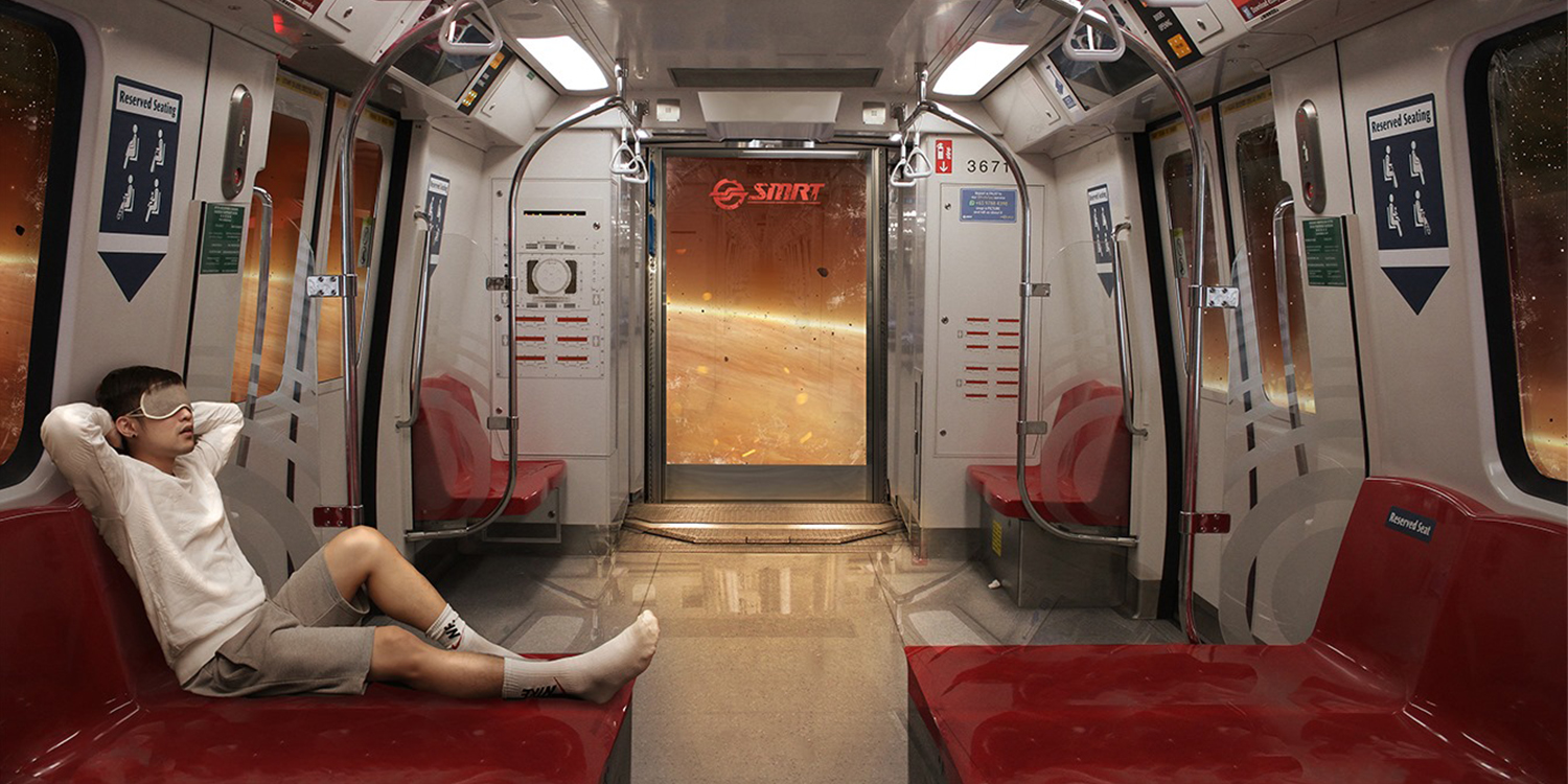 Singaporean Artist Turns Your MRT Ride To Marsiling Into A Voyage To Mars