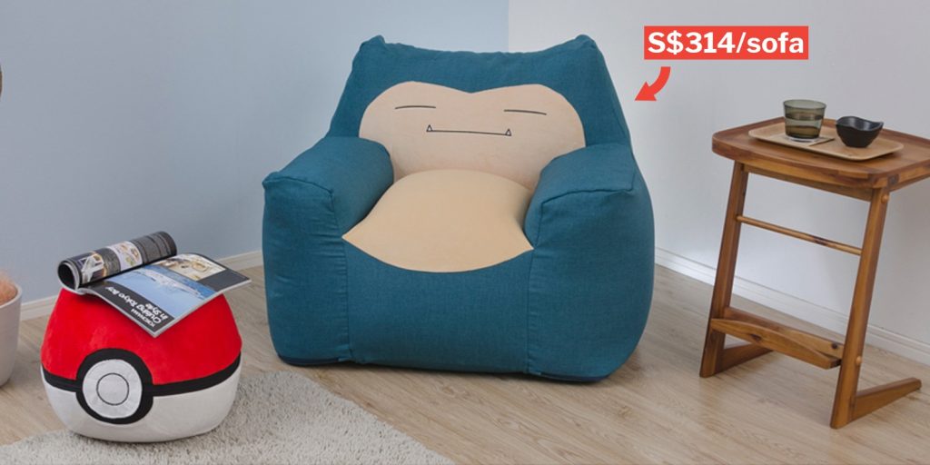 Snorlax Sofa & Poké Ball Footstool In Japan Lets Pokémon Fans Sleep ...