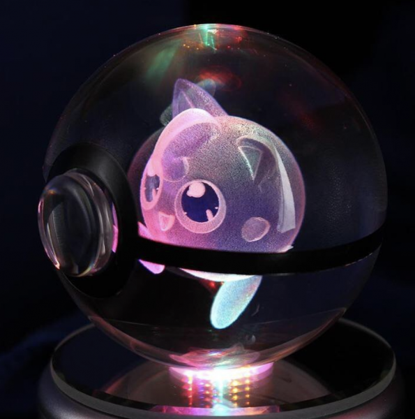 These Crystal Poké Balls On Etsy Singapore Contain "Caught" Glow-In-The ...