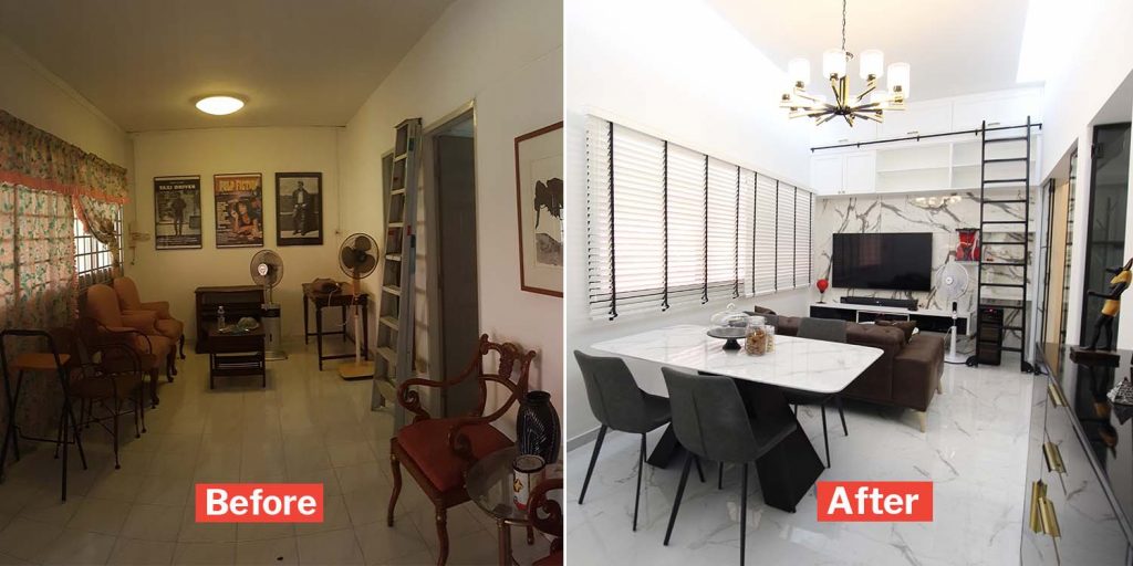Couple Turns Old $315K Bishan HDB Into A Modern B&W Beauty With 4.9m ...