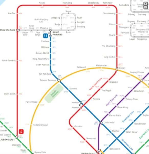 Architect's Minimalist MRT Map Is So Easy To Follow It Should Be Made ...