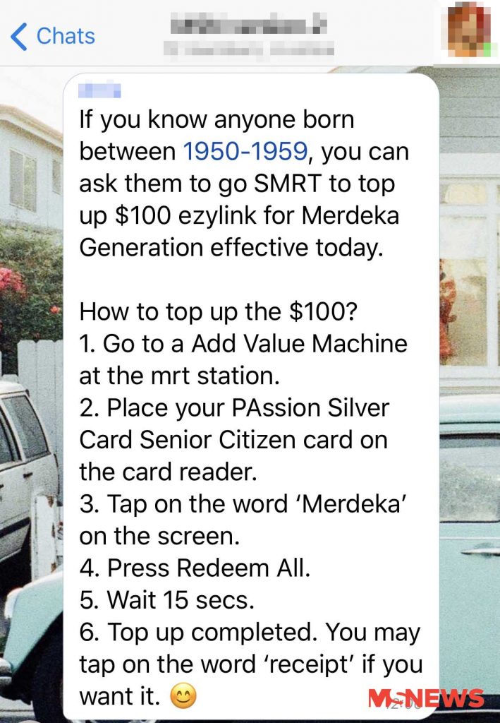 Merdeka Generation S'poreans Can Claim $100 PAssion Card Top-Ups Till ...