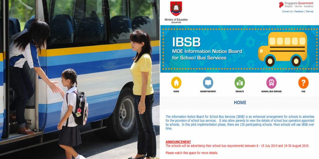 S'pore Parents Can Compare Primary School Bus Fares On MOE Website By 2021