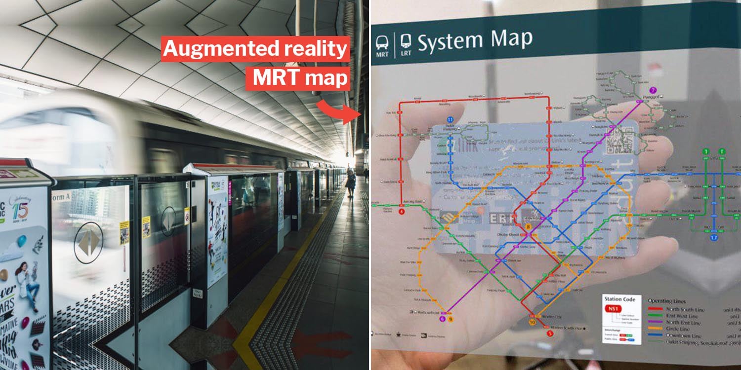 S'porean Makes FB Camera Filter That Shows Entire MRT Map With Your EZ-Link