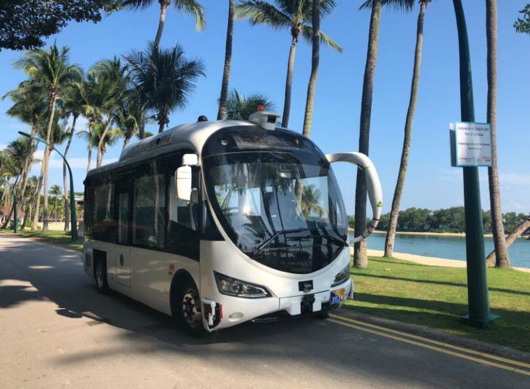 Sentosa's Free Self-Driving Buses Will Bring You Around Tanjong Beach ...