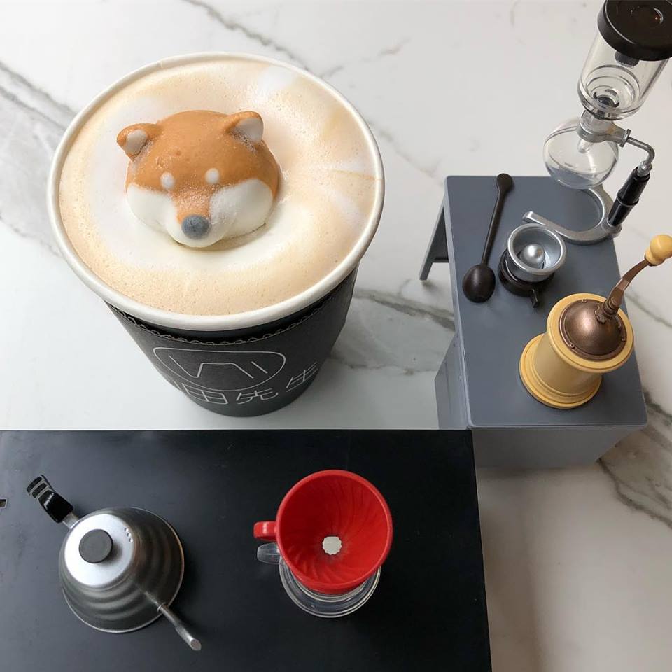 A Shiba Inu Floating On Your Coffee Is The Perfect Perk-Me-Up At ...