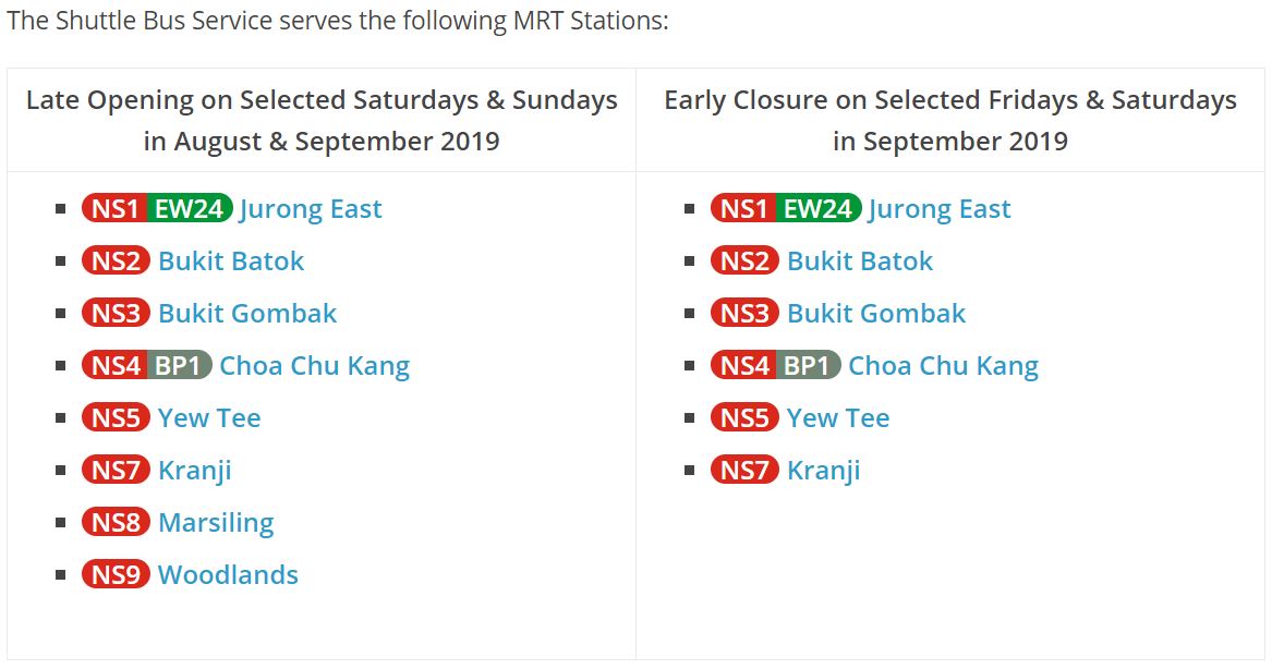 MRT Stations Between Bukit Batok & Marsiling To Have Early Closures ...