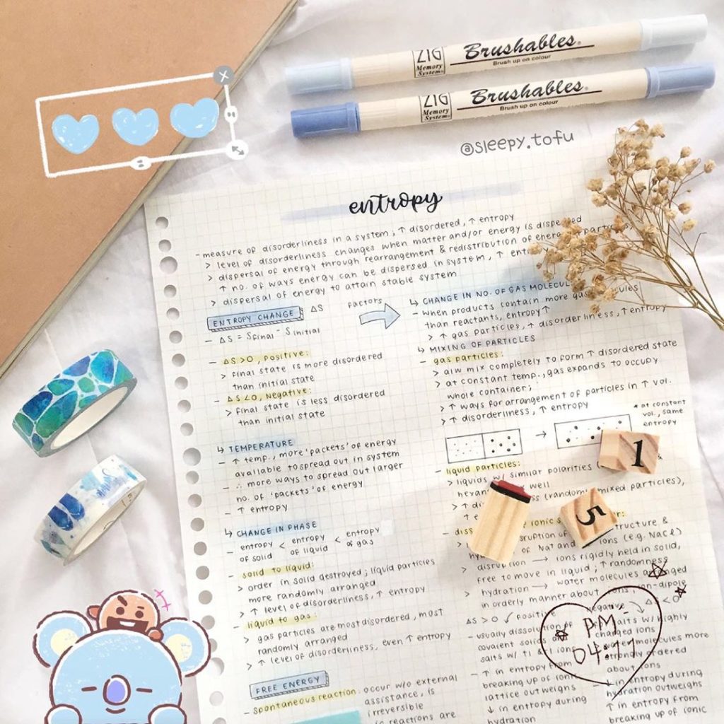 Studygram Inspires S'porean Students To Do Notes With Colours, Cursives ...