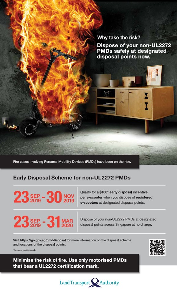 PMD Users Can Get Rid Of Non-Certified Devices Under LTA Scheme, Early ...