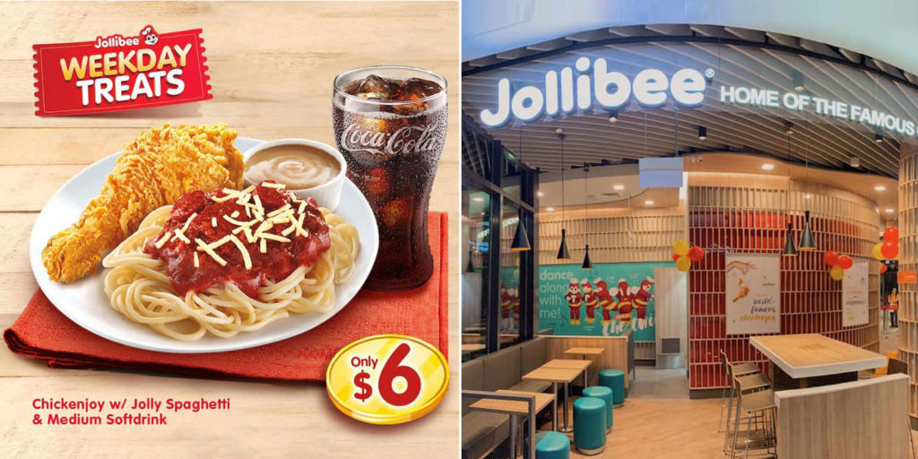 Jollibee Has $6 Coupons For Fried Chicken & Spaghetti Meals Till 30 Nov