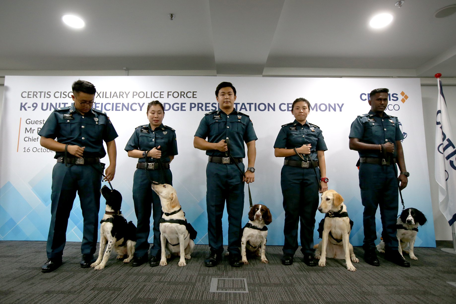 First 5 Certis K-9 Sniffer Dogs Are Ready For Action & We're Already In ...