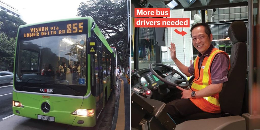 New Bus Drivers In S'pore Offered Up To $3,500 Salary & 21 Days Leave ...