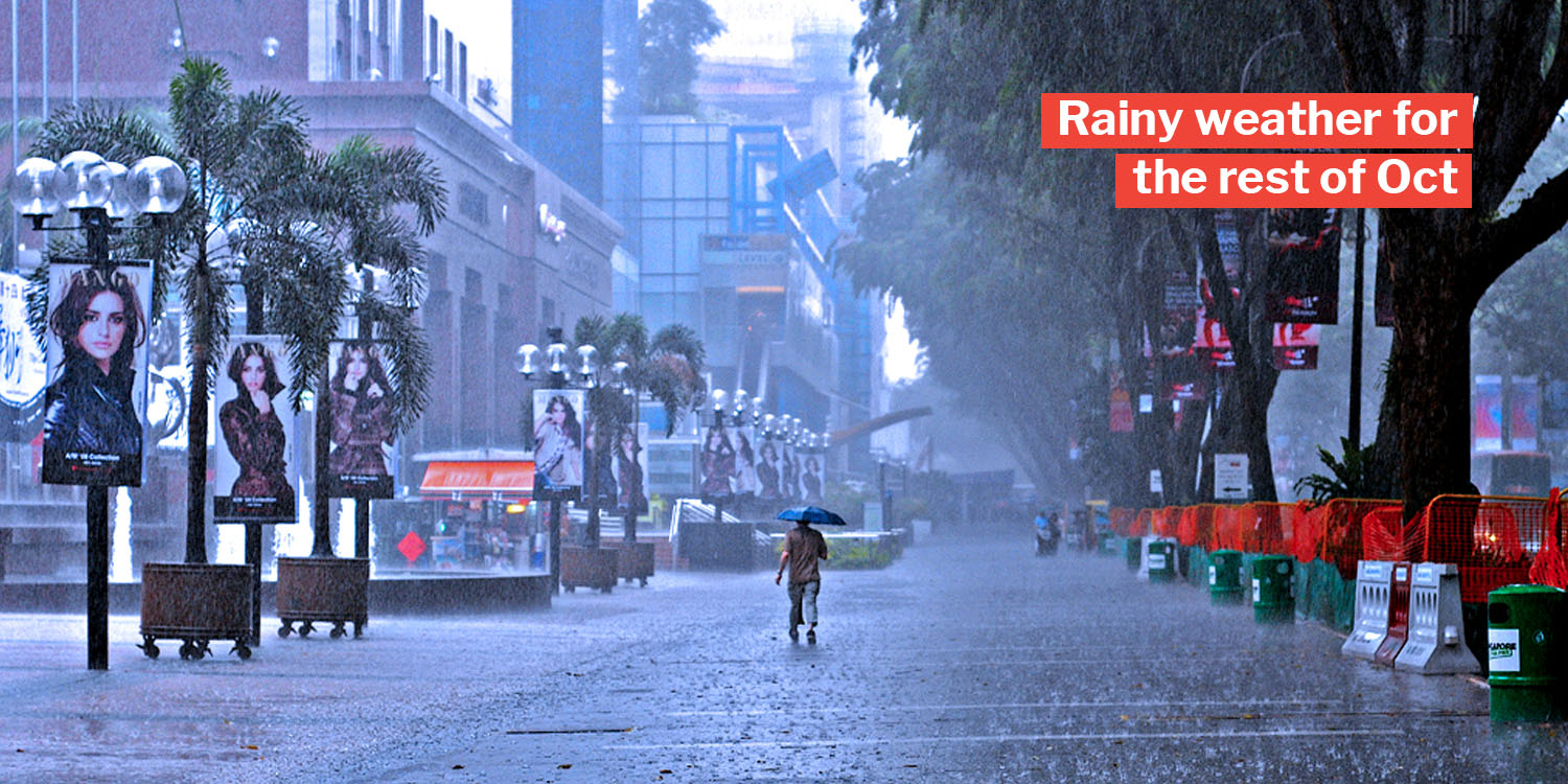 S'pore Will Have More Rain In October, So We Won't Need To Worry About Haze