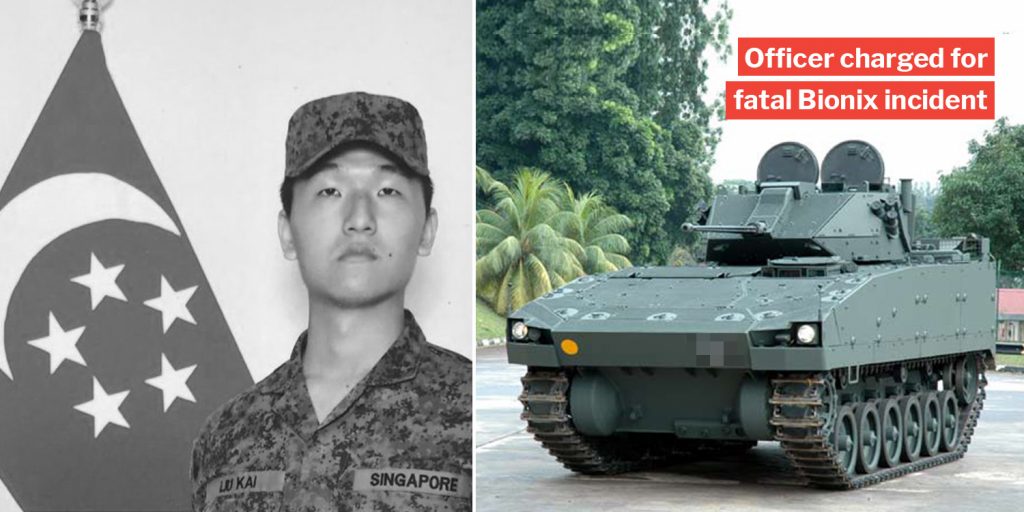 SAF Officer Charged For CFC Liu Kai's Death In Bionix Collision, Could ...