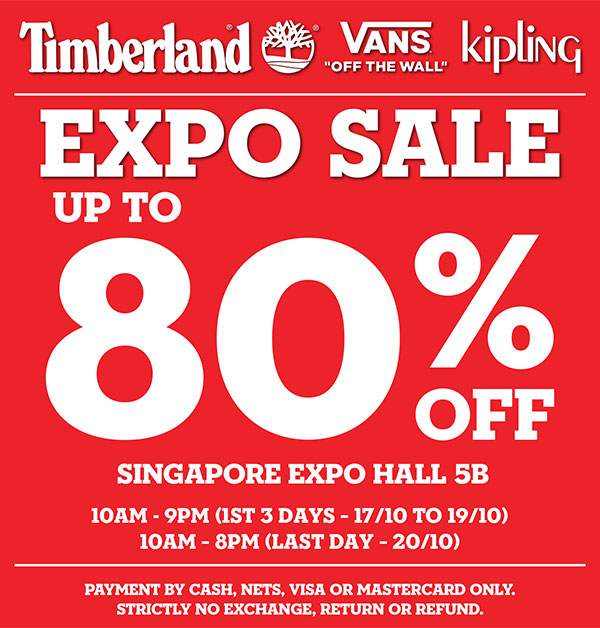 Expo Sale Has Up To 80% Off On Timberland, Vans & Kipling Shoes From 17 ...
