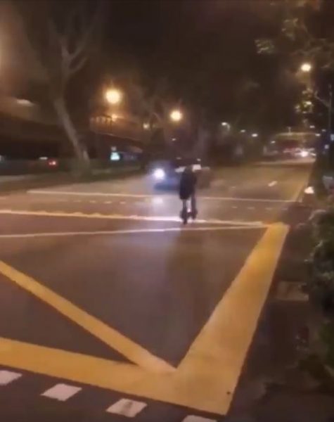 PMD Rider Allegedly Speeds Along Bishan Road, Almost Twice As Fast As ...