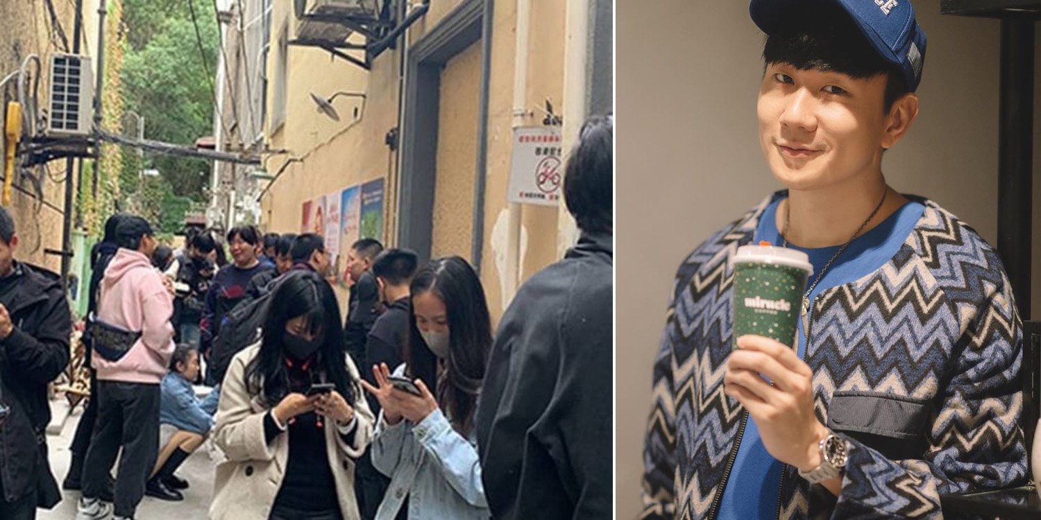 JJ Lin's New Café In Shanghai Sees 14-Hour Long Queue, Coffee Being ...