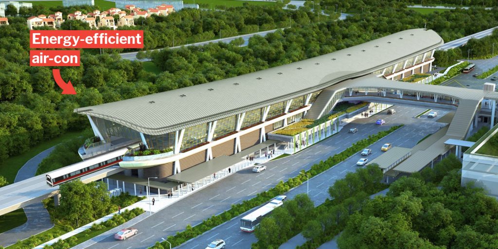 New Canberra MRT Station Has Green Features To Help Lower Train Fares ...