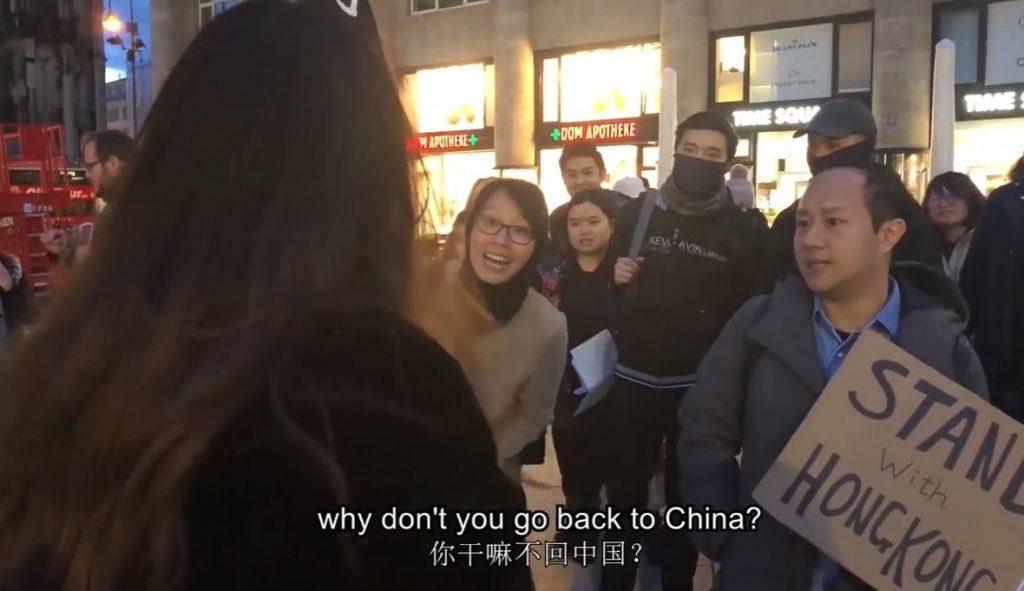 HK Protesters In Germany Clash With Woman Fluent In 4 Languages Over ...